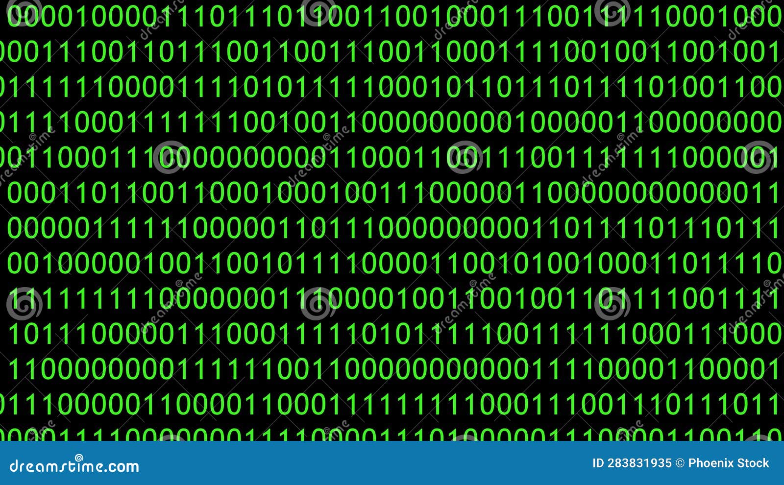 BINARY MOVING HORIZONTAL BG CODING PROGRAMMING BG HACKER SCREEN Stock Illustration ...