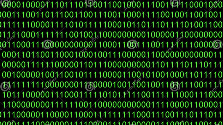 BINARY MOVING HORIZONTAL BG CODING PROGRAMMING BG HACKER SCREEN Stock ...