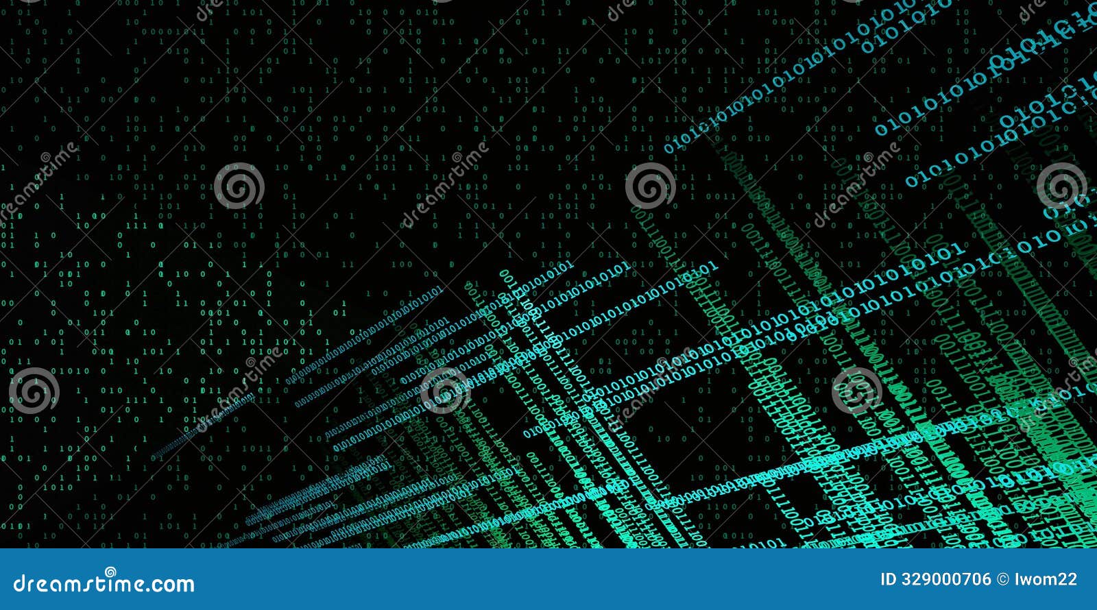 Binary Numbers Abstract Pattern. Cyber Background. Stock Illustration - Illustration of ...