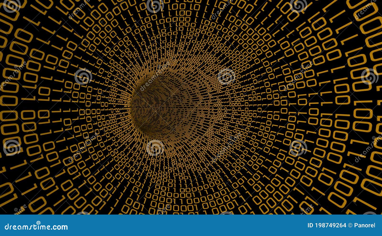 Binary Numbers Tunnel Backdrop Loop Stock Footage - Video of numbers, computing: 198749264