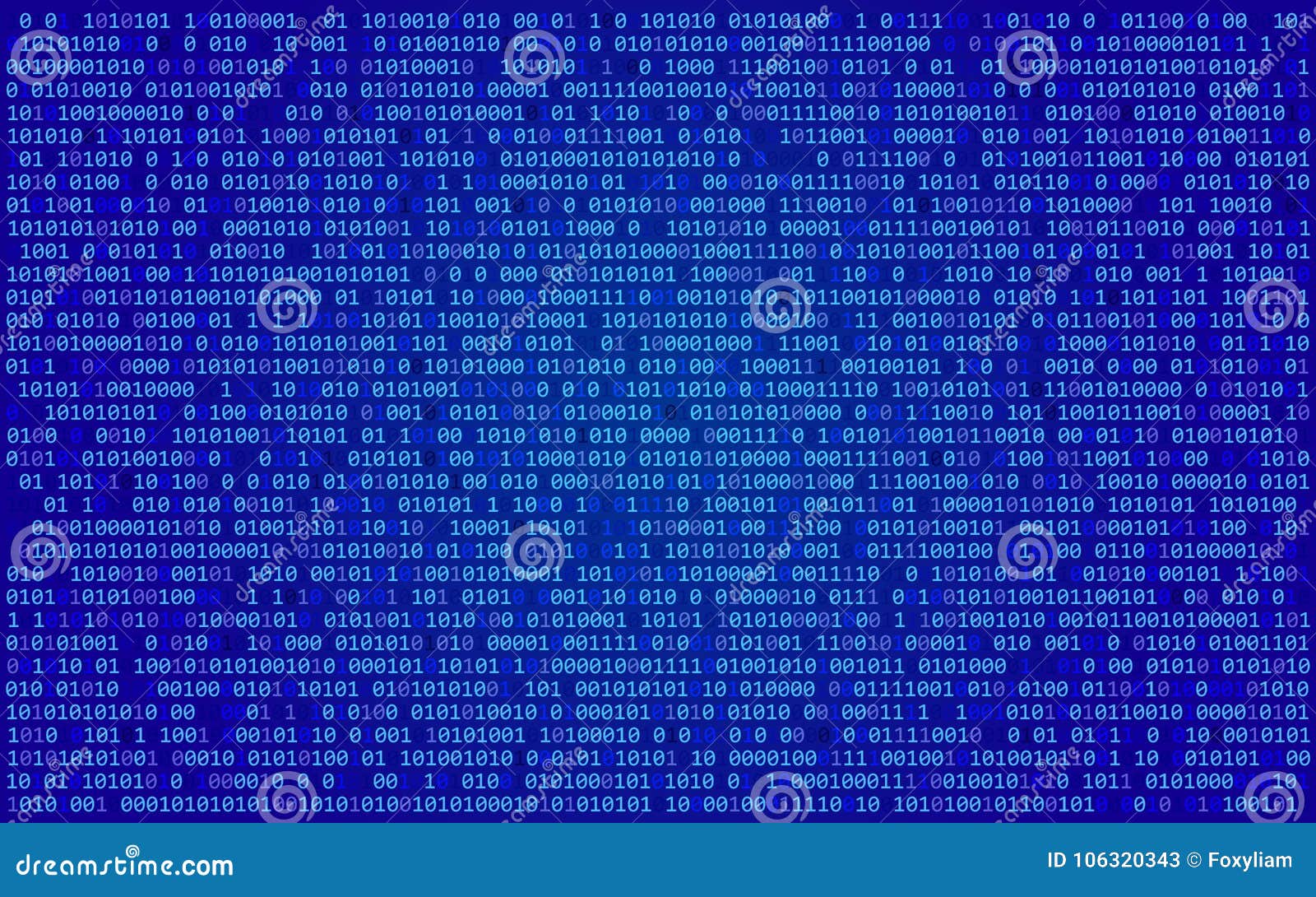 Binary Programming Code Digital Technology Background Stock Vector ...