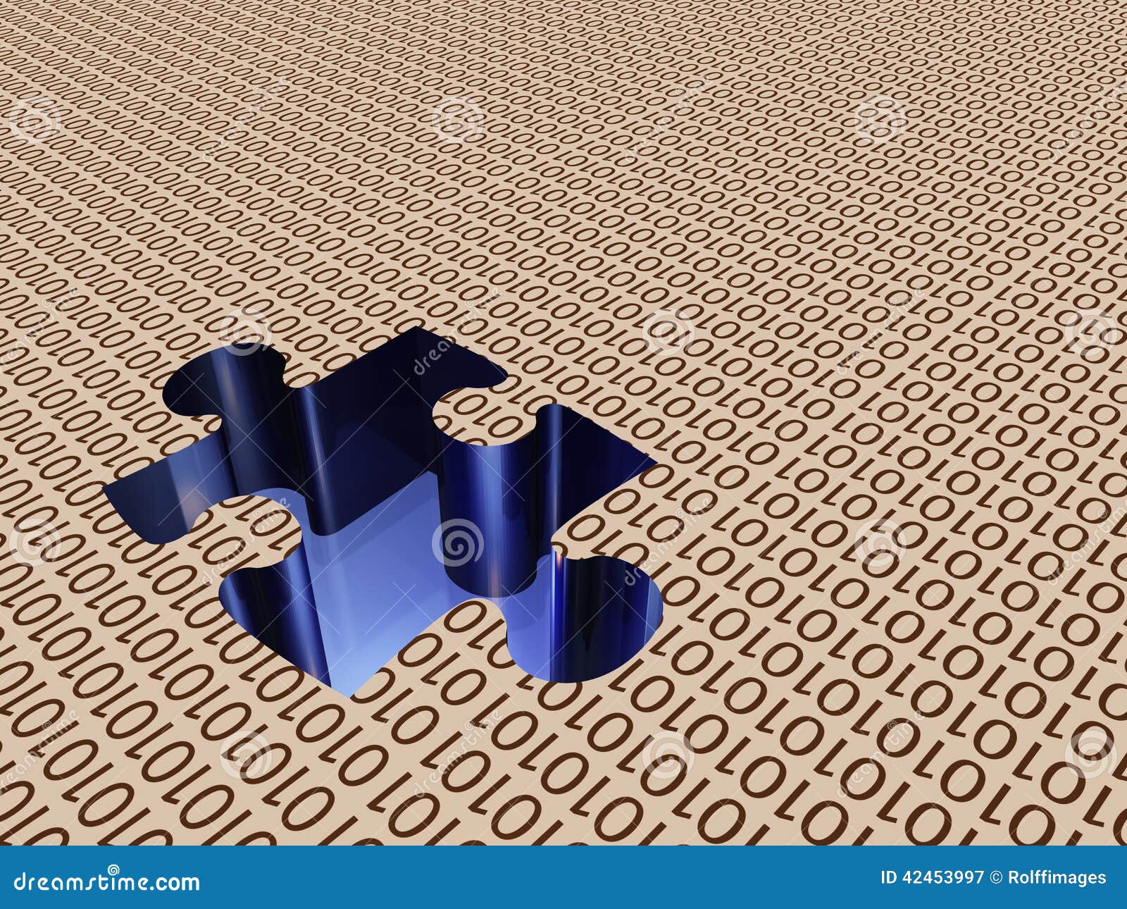 Binary puzzle stock illustration. Illustration of background - 42453997