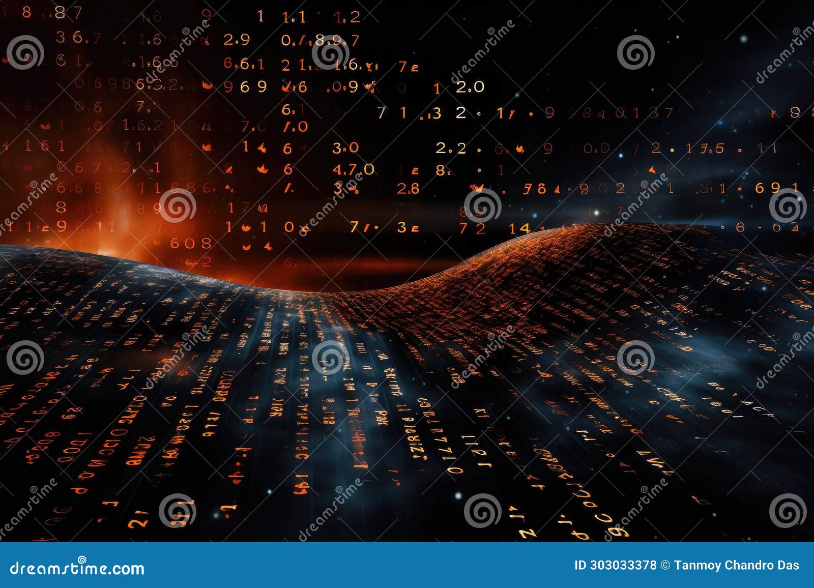 Binary Realistic Tech Colorful Background Modern Devices. Ai Generated ...