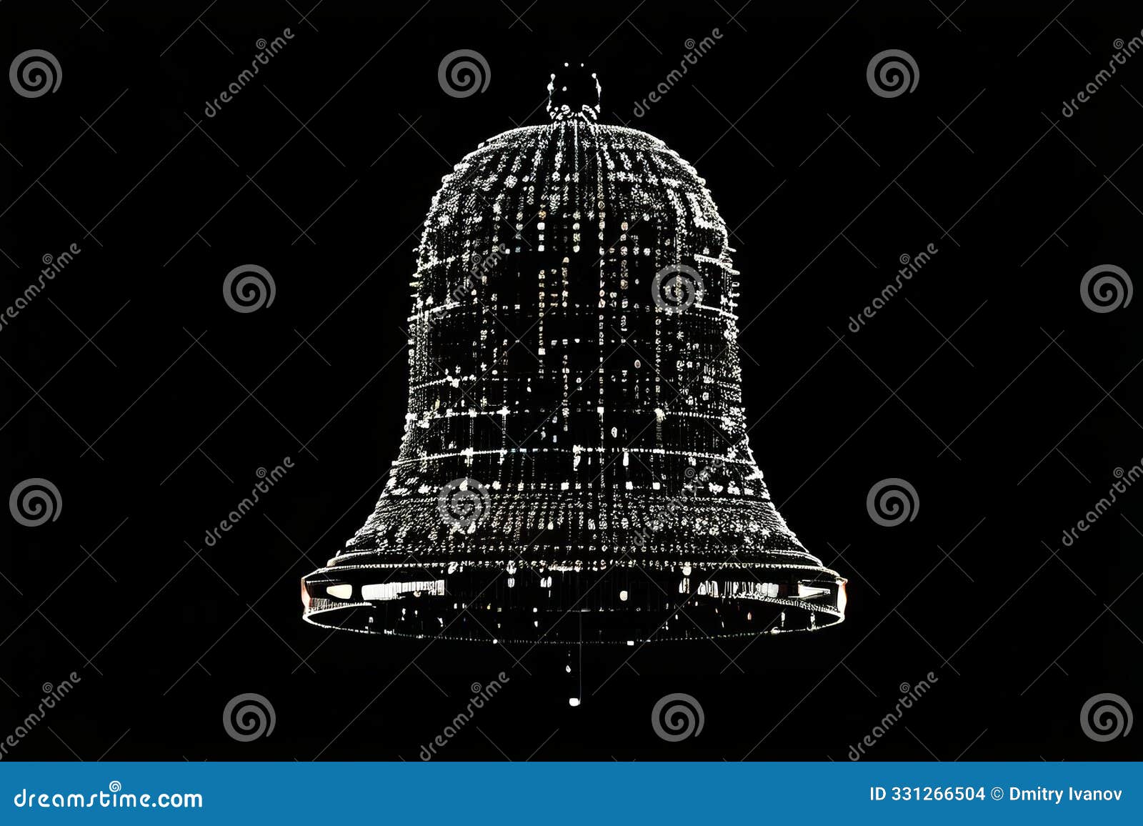 Binary School Bell a School Bell Depicted in Ascii Art with Its Stock ...