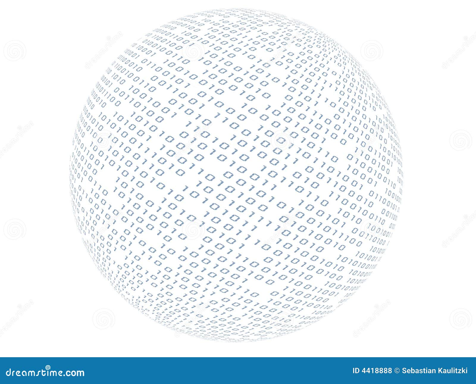 Binary sphere stock illustration. Illustration of tube - 4418888