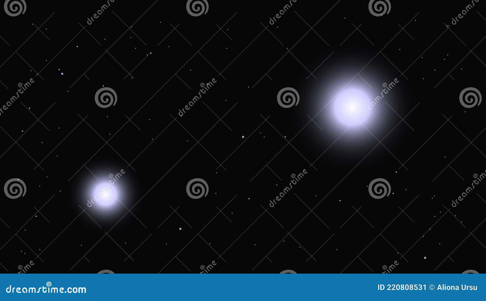 Binary star vector stock vector. Illustration of giant - 220808531