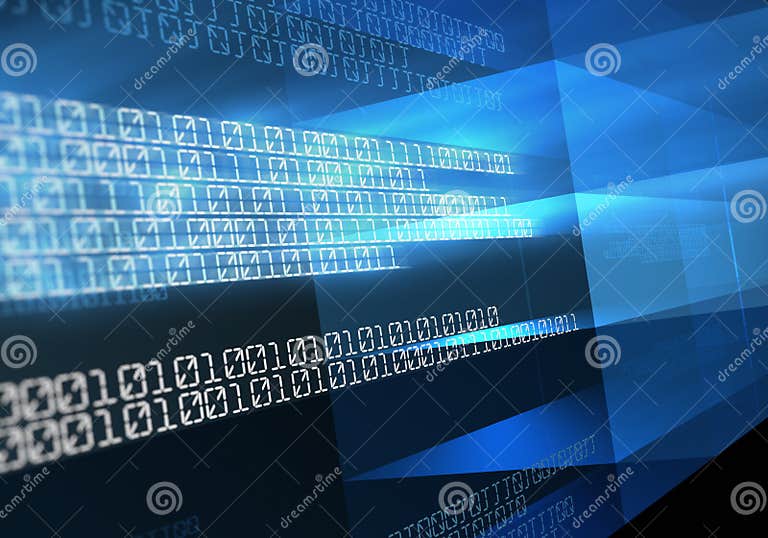 Binary stream stock illustration. Illustration of programming - 21684022