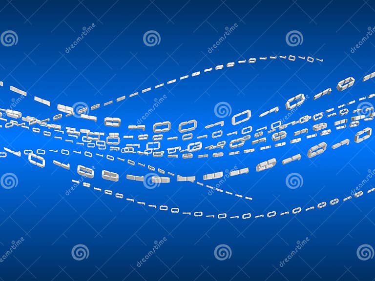 Binary stream stock illustration. Illustration of machine - 2719882