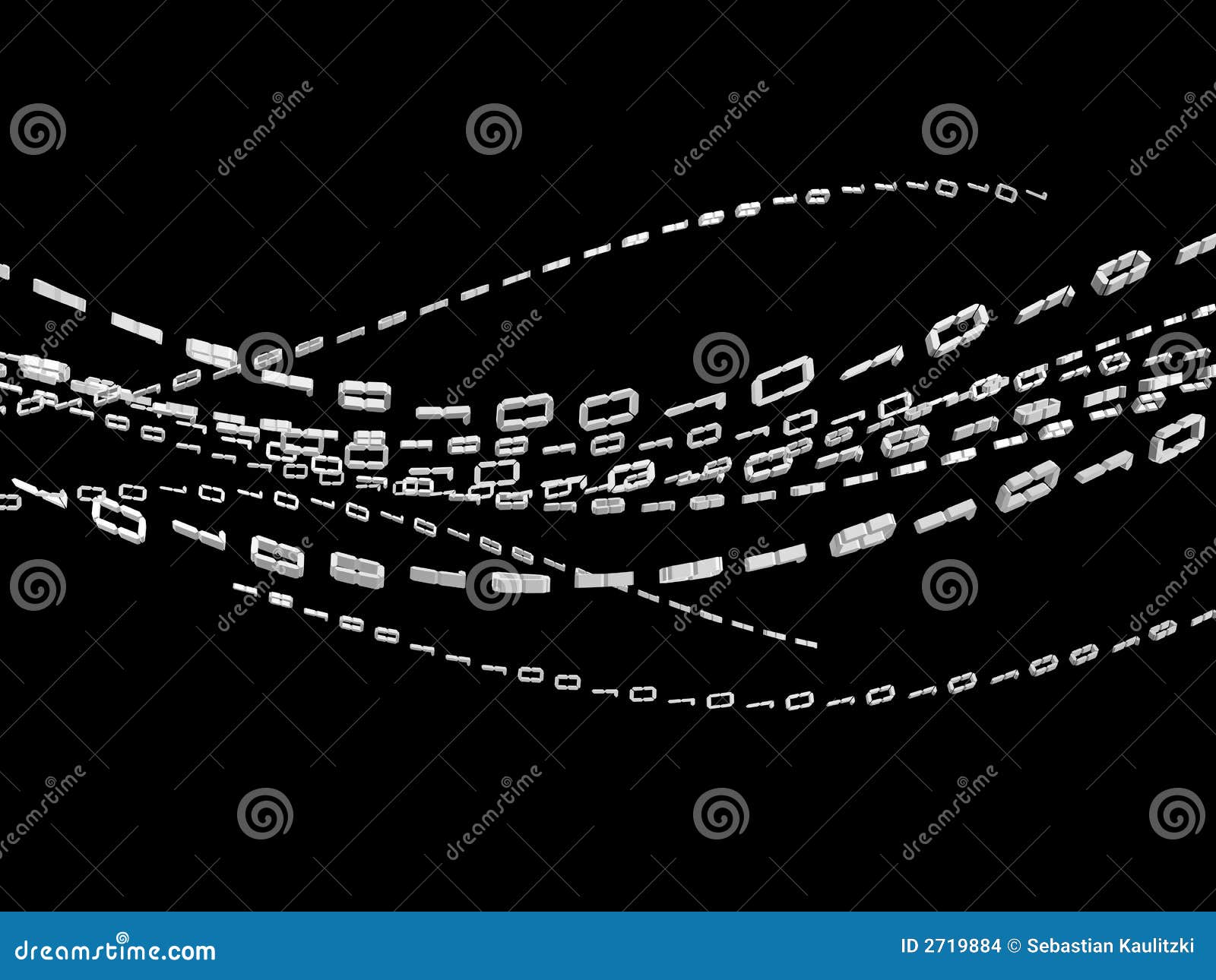Binary stream stock illustration. Illustration of blue - 2719884
