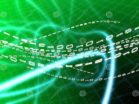 Binary stream stock illustration. Illustration of glass - 2720165