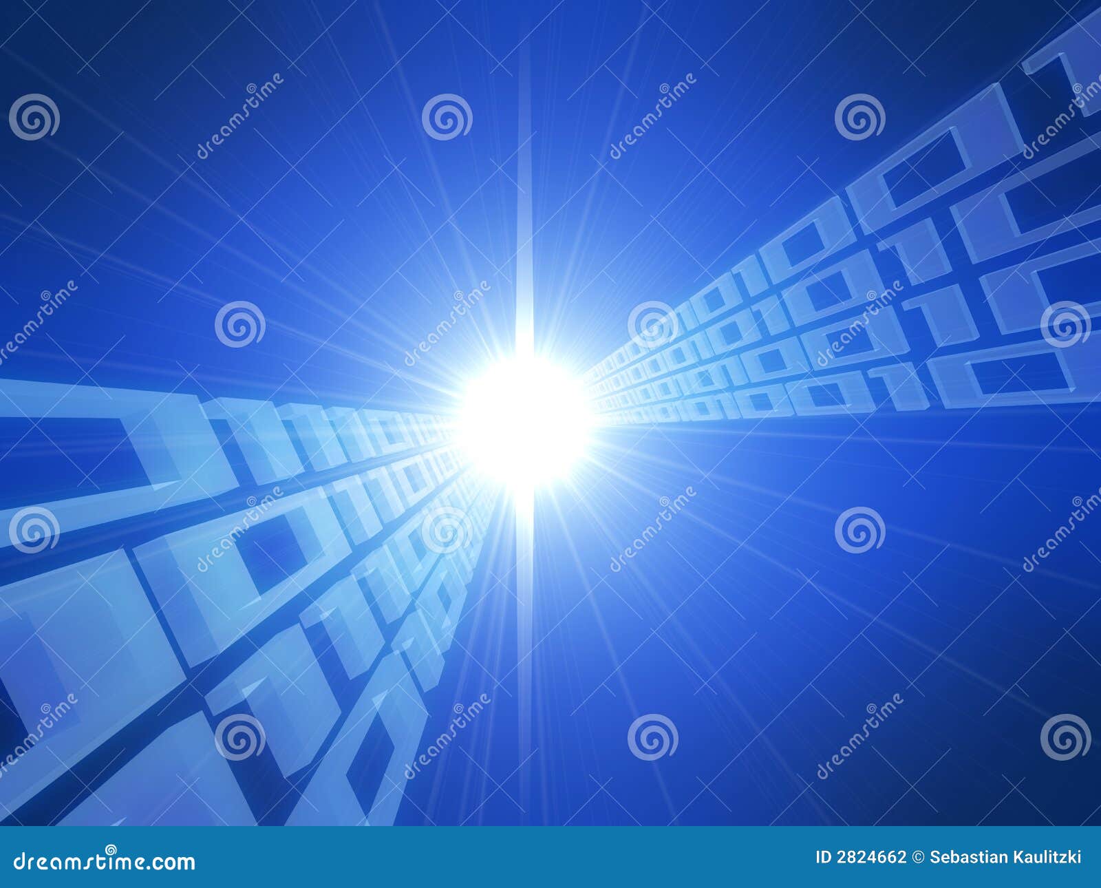 Binary stream stock illustration. Illustration of binary - 2824662