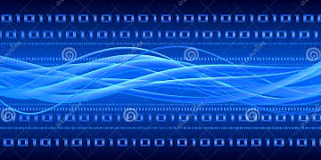 Binary stream stock illustration. Illustration of electronic - 3002826