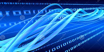 Binary stream stock illustration. Illustration of binary - 3002832