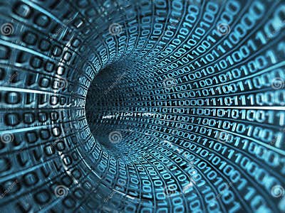 Binary stream stock illustration. Illustration of generated - 4274592