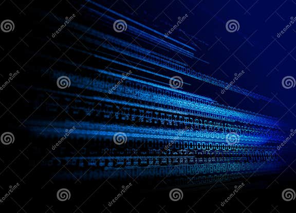Binary Tech Background stock illustration. Illustration of binary - 5726894