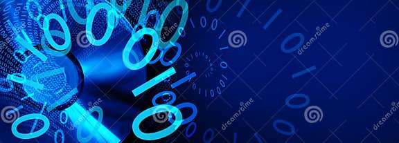 Binary Template stock illustration. Illustration of data - 82737