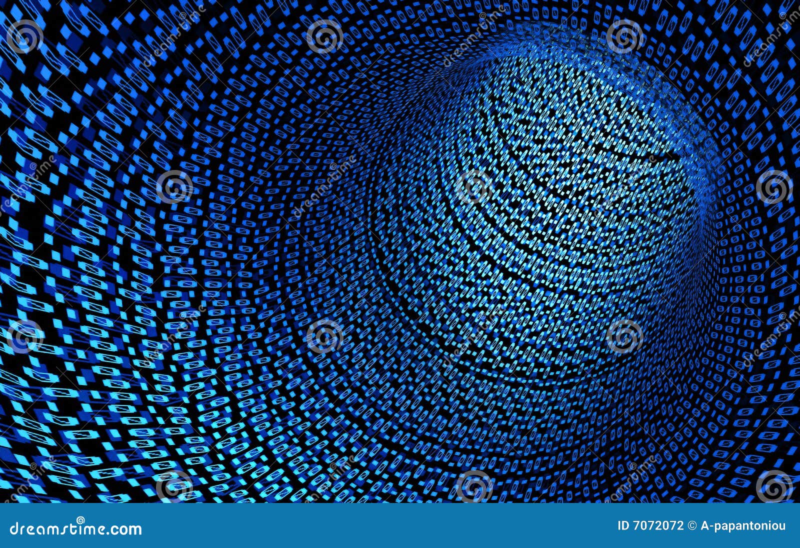 Binary Tube stock illustration. Illustration of technology - 7072072
