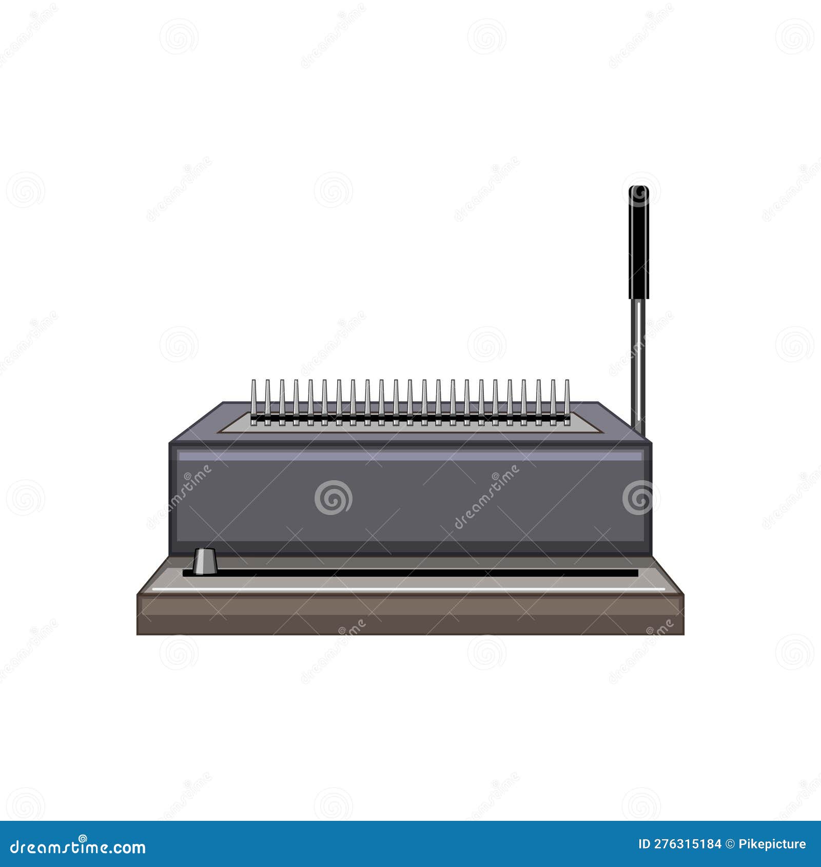 Bind Binding Machine Cartoon Vector Illustration | CartoonDealer.com ...