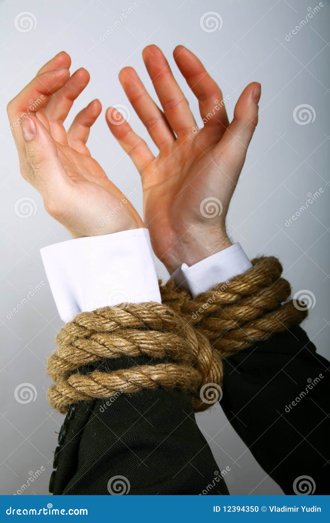 Bind hand stock photo. Image of knot, hopelessness, solution - 12394350
