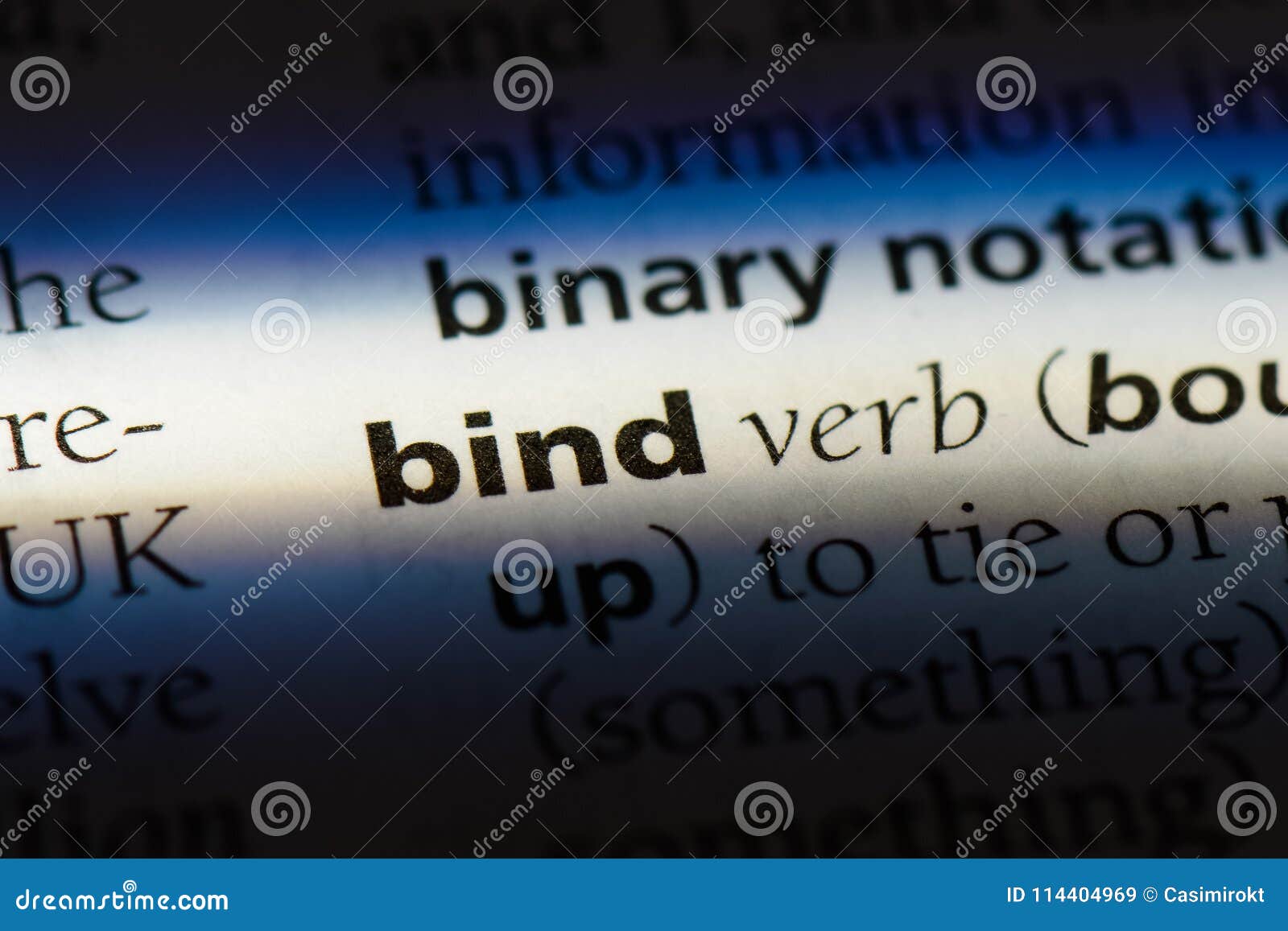 Bind stock image. Image of book, info, dictionary, isolated - 114404969
