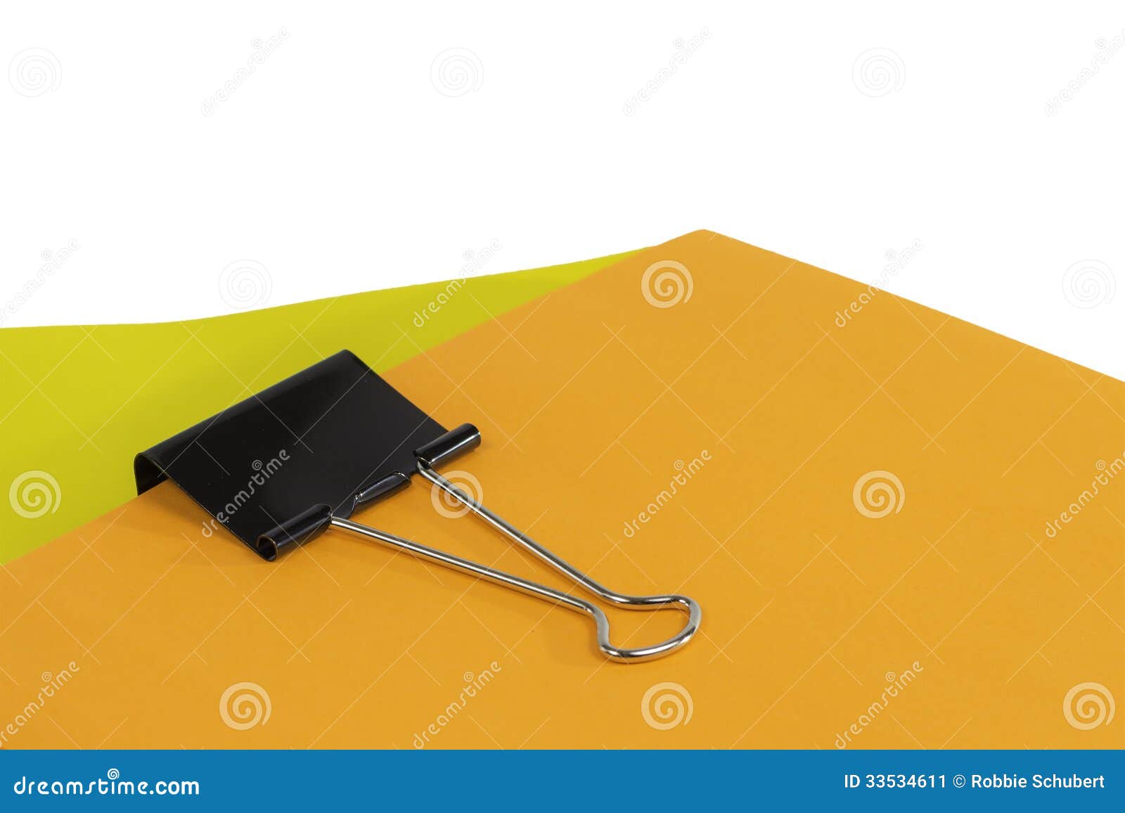 Binder Clip 2 stock image. Image of supply, note, office - 33534611