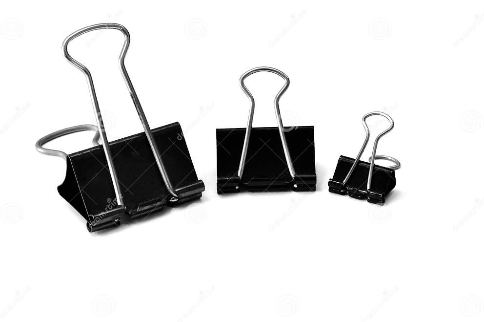 Binder Clips stock image. Image of fold, bind, stationery - 17334147