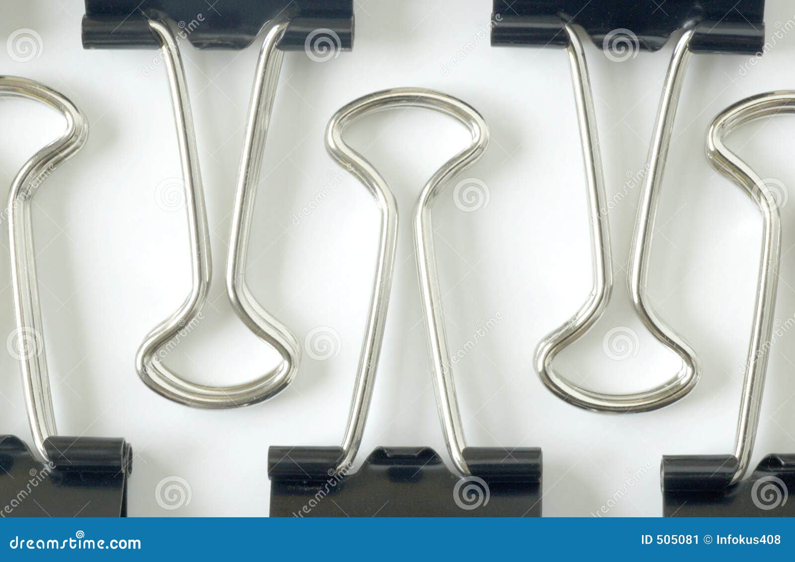 Binder clips stock image. Image of objects, binders, paper - 505081