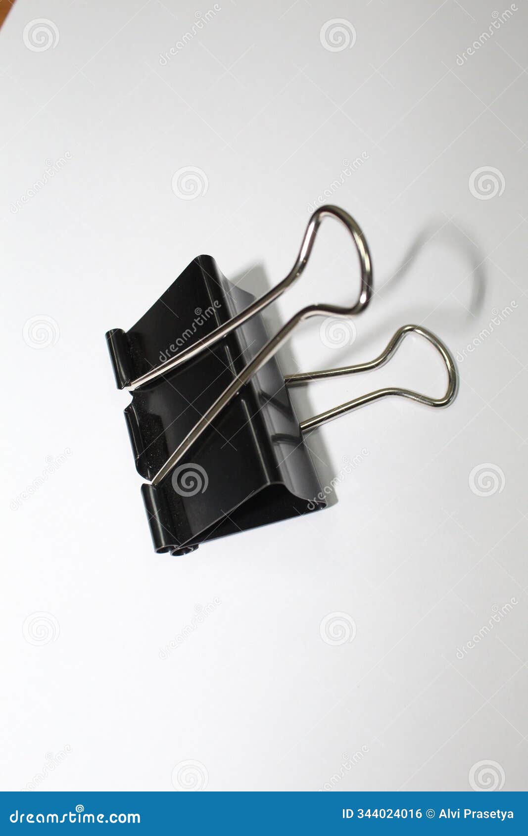 Binder Clips Isolated on White Background Stock Photo - Image of ...