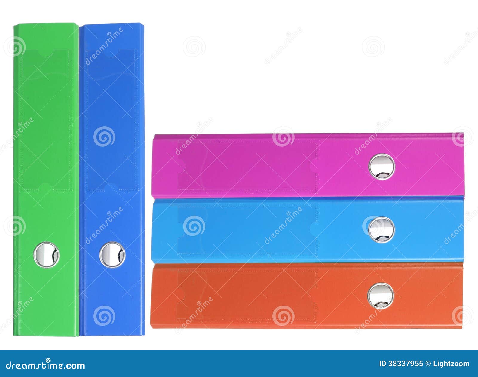 Binder Folders stock image. Image of organize, folders - 38337955
