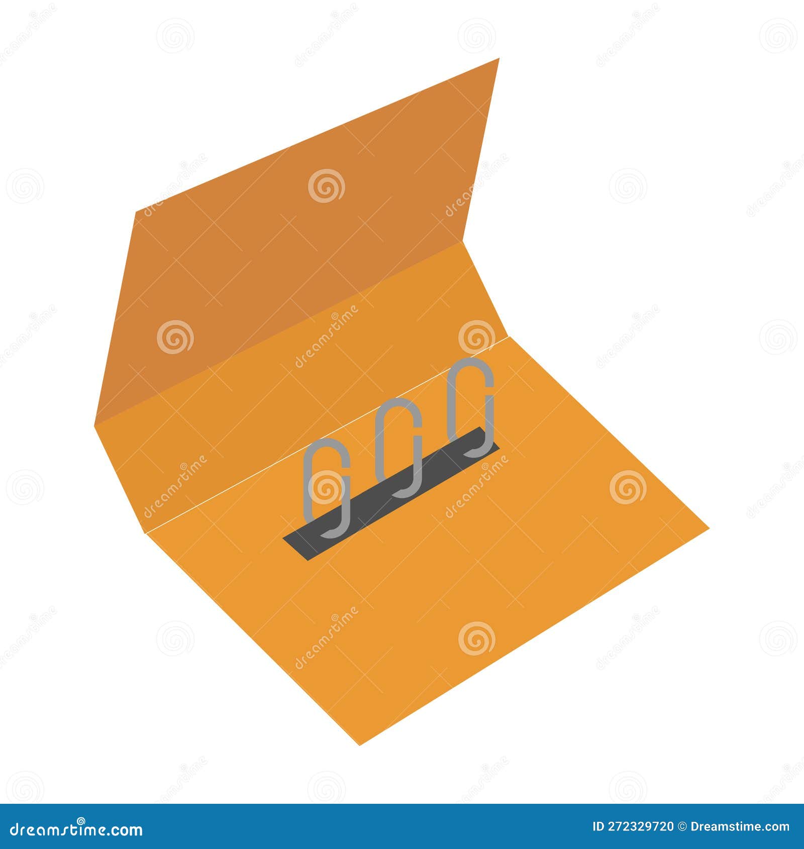 Binder icon vector stock illustration. Illustration of blank - 272329720