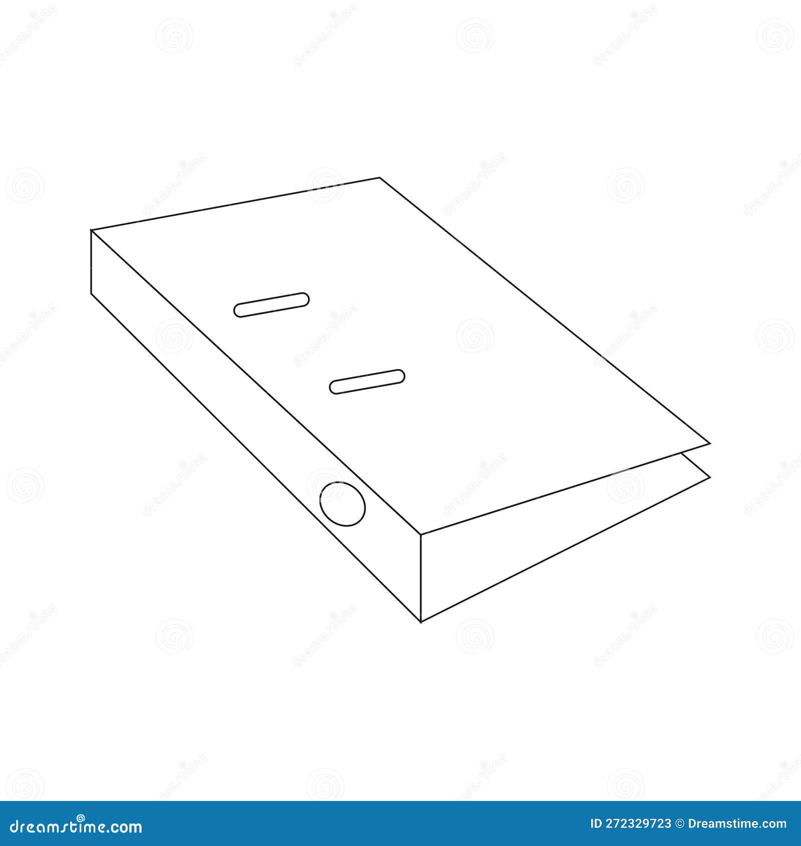 Binder icon vector stock illustration. Illustration of email - 272329723