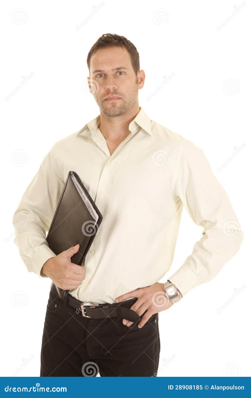 Binder man stock image. Image of human, manager, black - 28908185