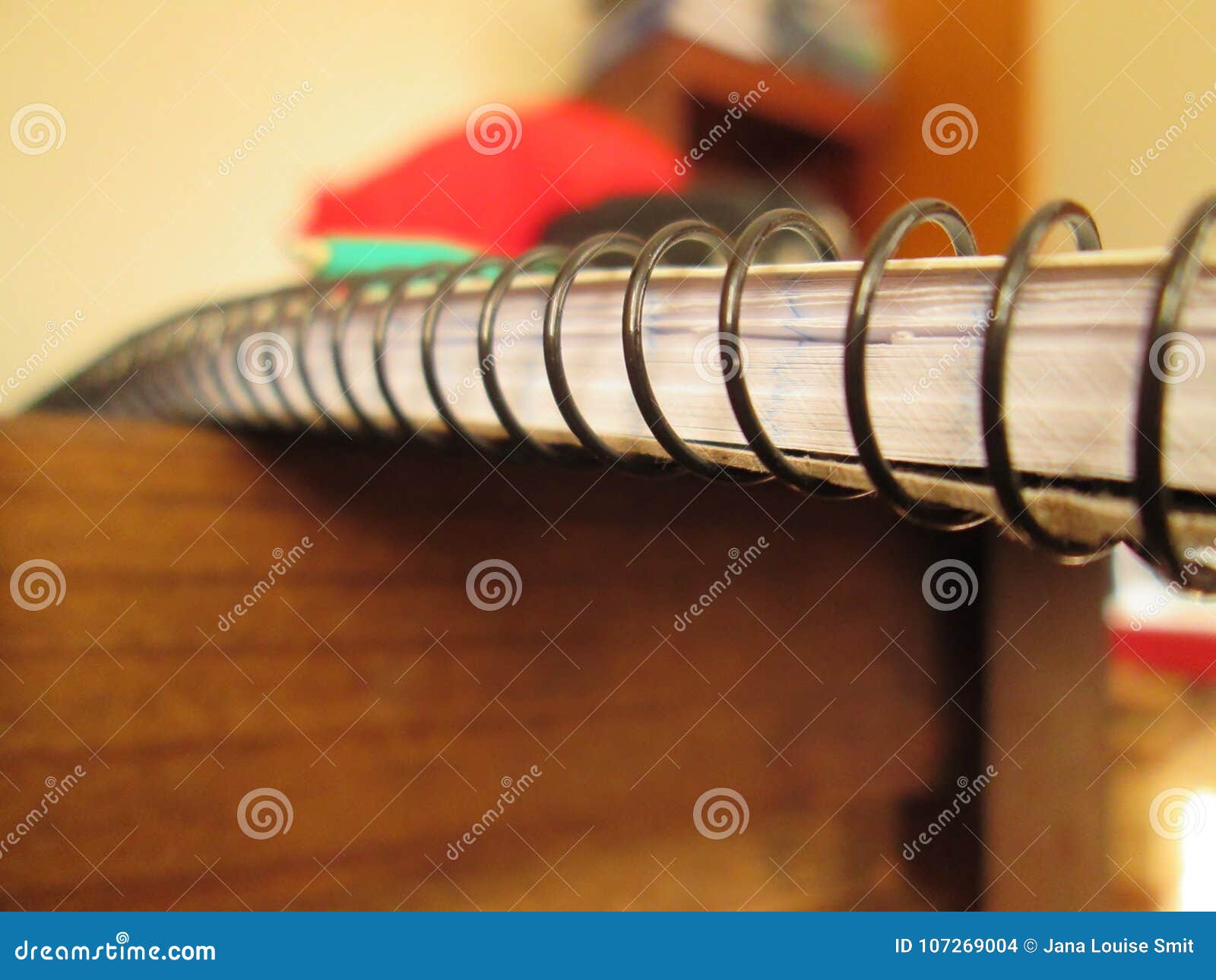 The Binder of a Note Book stock photo. Image of border - 107269004