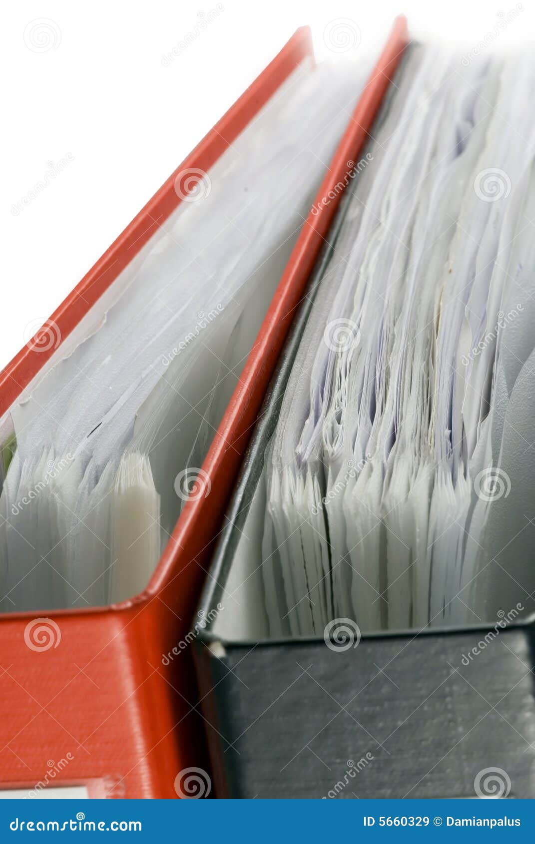 Binders stock image. Image of binders, orange, report - 5660329