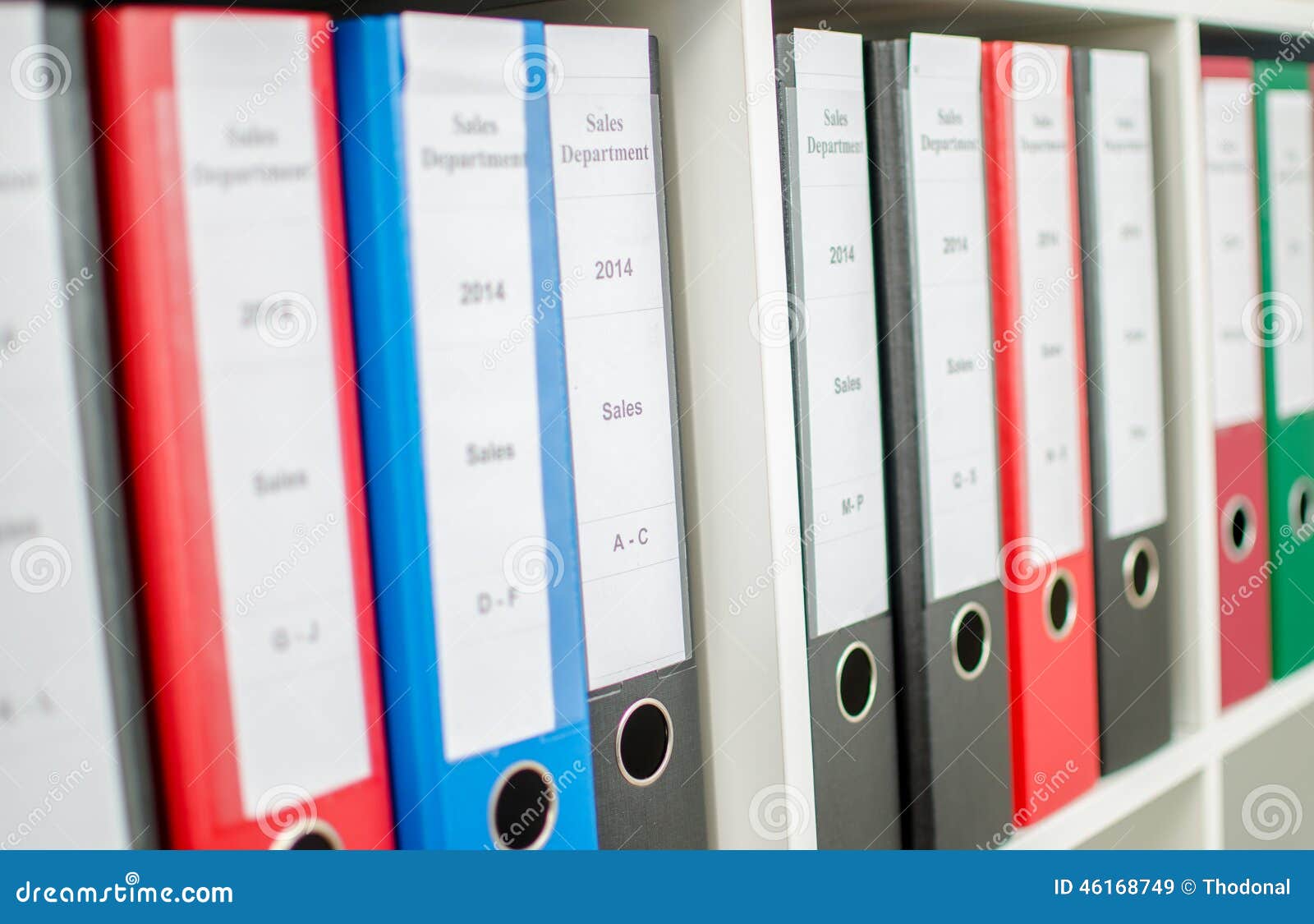 Binders stock image. Image of business, paperwork, data - 46168749