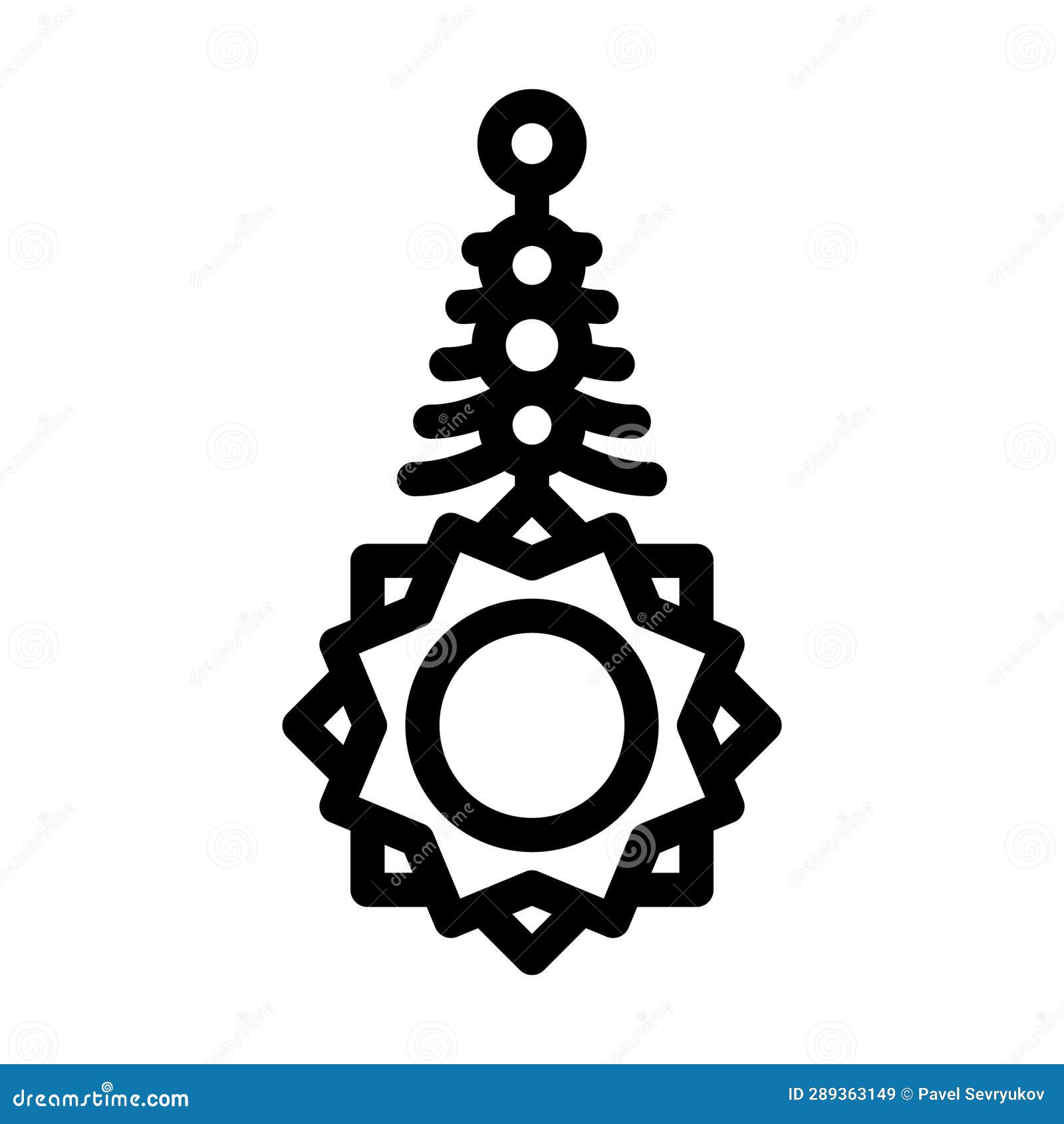 Bindi Vector Icon On White Background. Flat Vector Bindi Icon Symbol ...