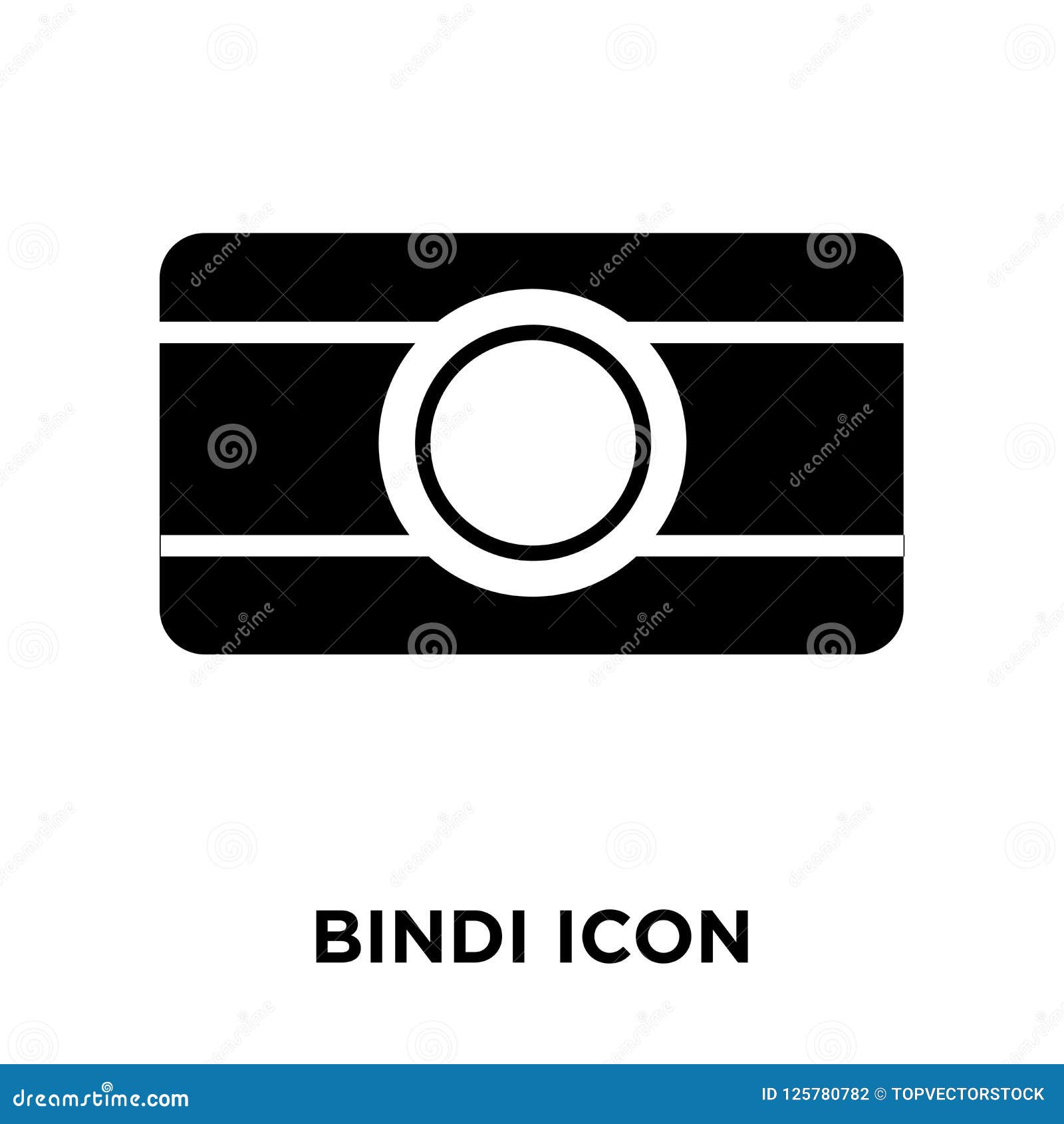 Bindi Transparent Icon. Bindi Symbol Design From India Collection ...