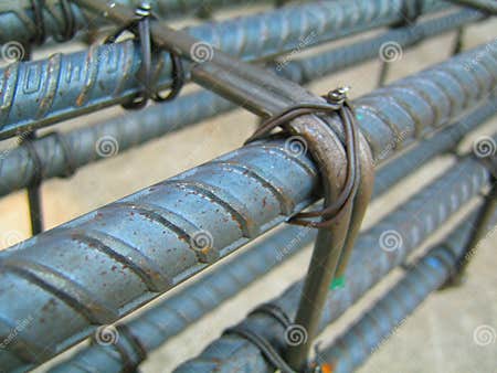 Binding for Structural Steel. Construction. Stock Image - Image of ...