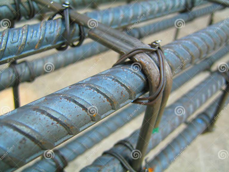 Binding for Structural Steel. Construction. Stock Image - Image of ...