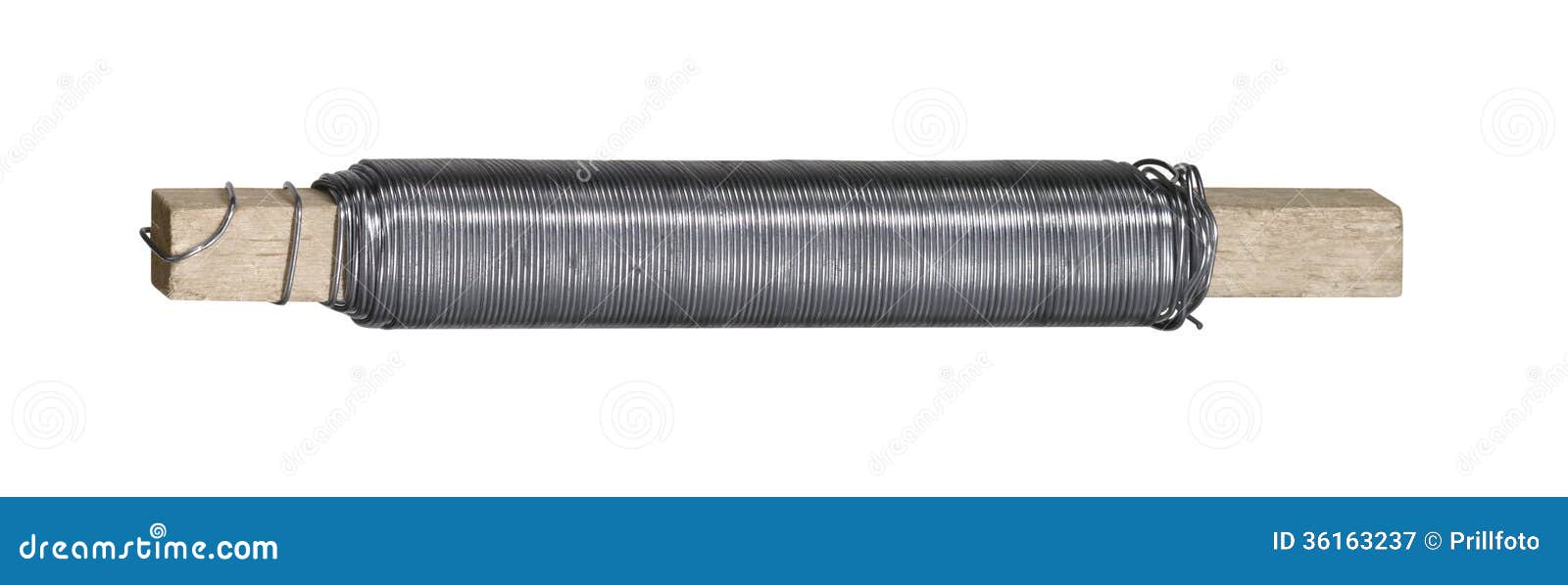 Binding Wire Wound Around a Stick Stock Image - Image of rolled, life ...