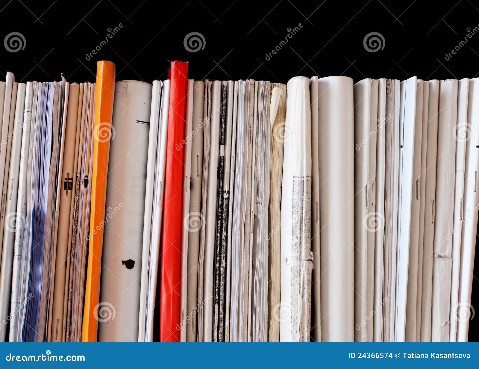Bindings of Old Exercise Books and Pamphlets Stock Photo - Image of ...