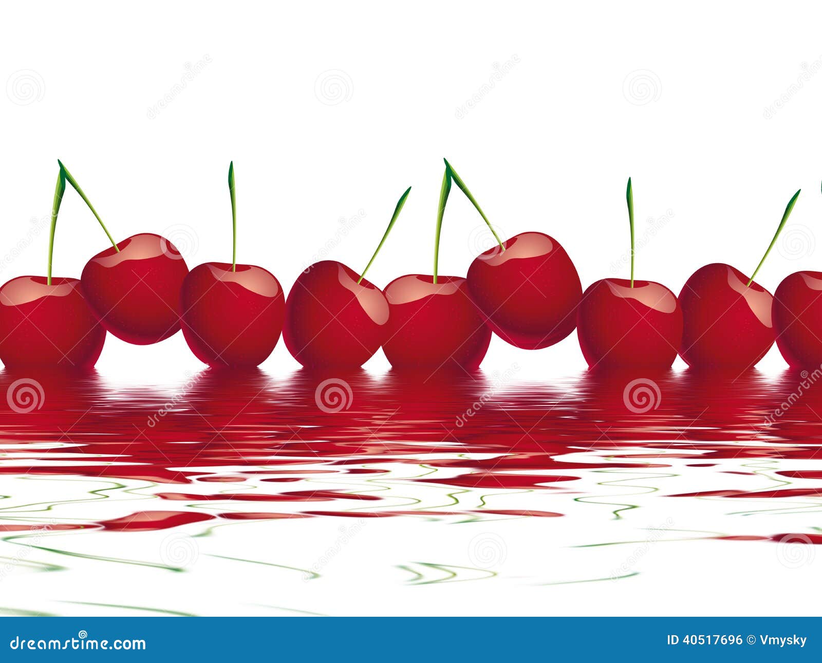 Bing cherry stock illustration. Illustration of sugar - 40517696