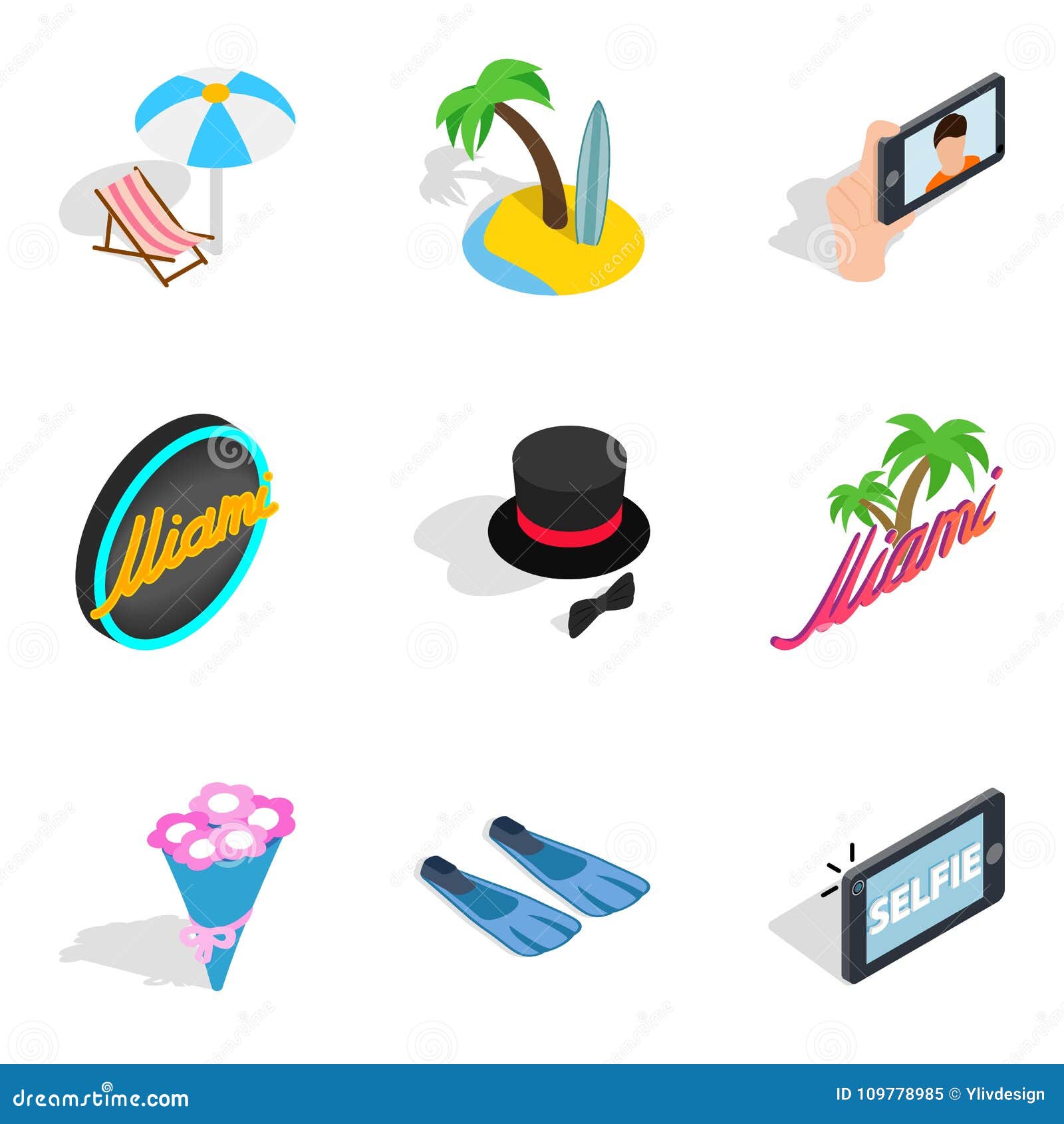 Binge Icons Set, Isometric Style Stock Vector - Illustration of event ...