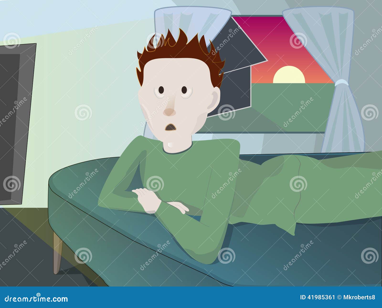 Binge Watcher stock illustration. Illustration of actors - 41985361