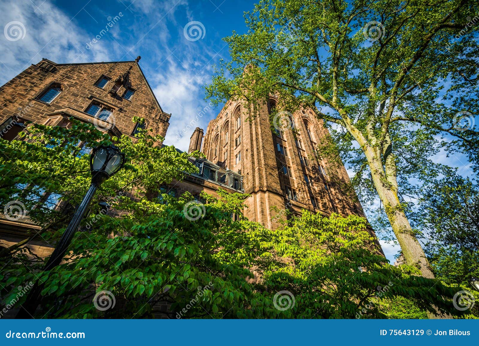 Bingham Hall, on the Campus of Yale University, in New Haven, Co Stock ...