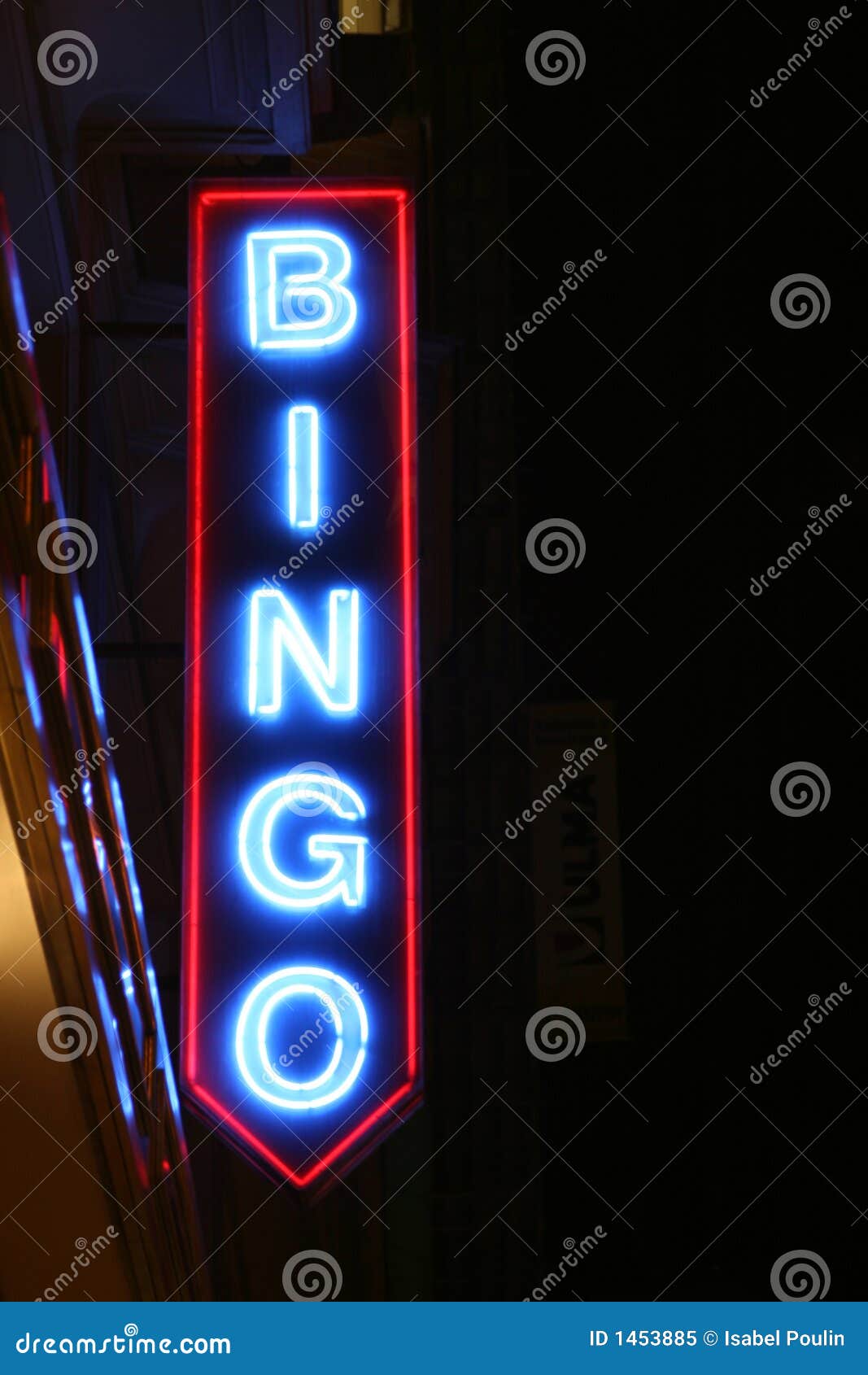 Old Bingo Sign Stock Image | CartoonDealer.com #6394381