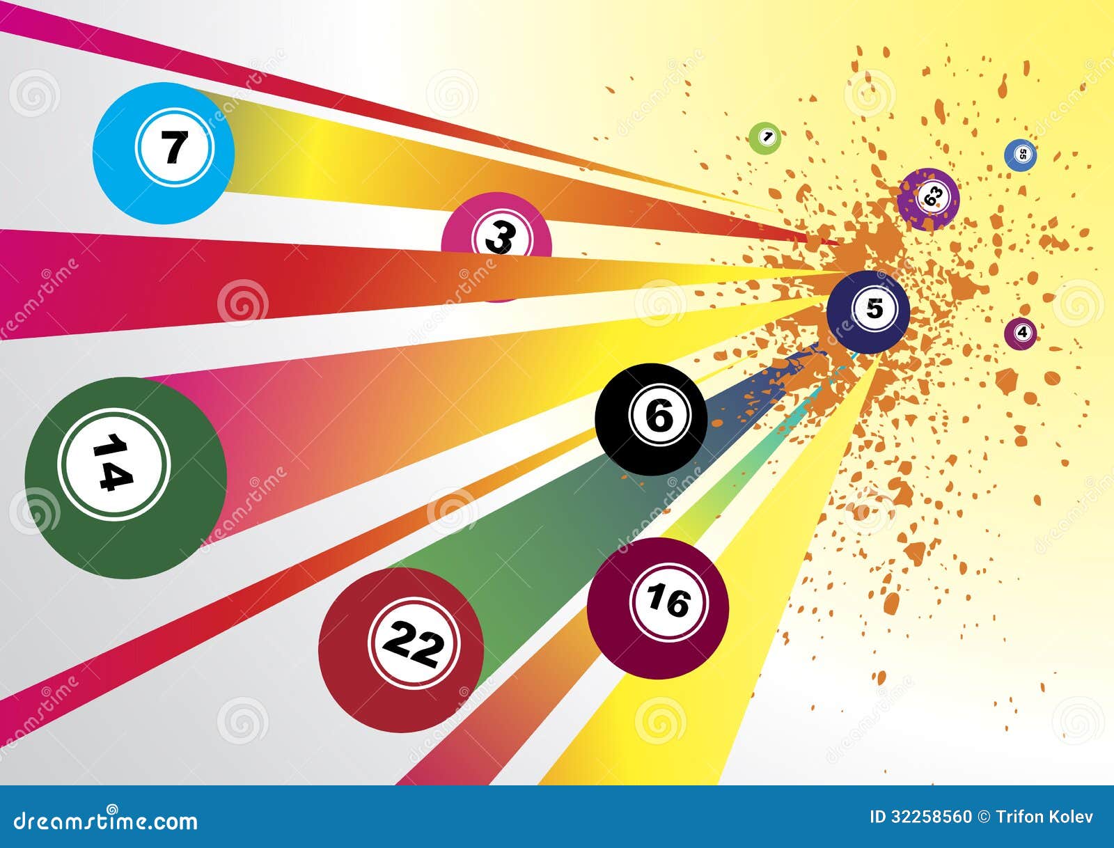 Bingo stock vector. Illustration of lottery, lawn, raffle - 32258560