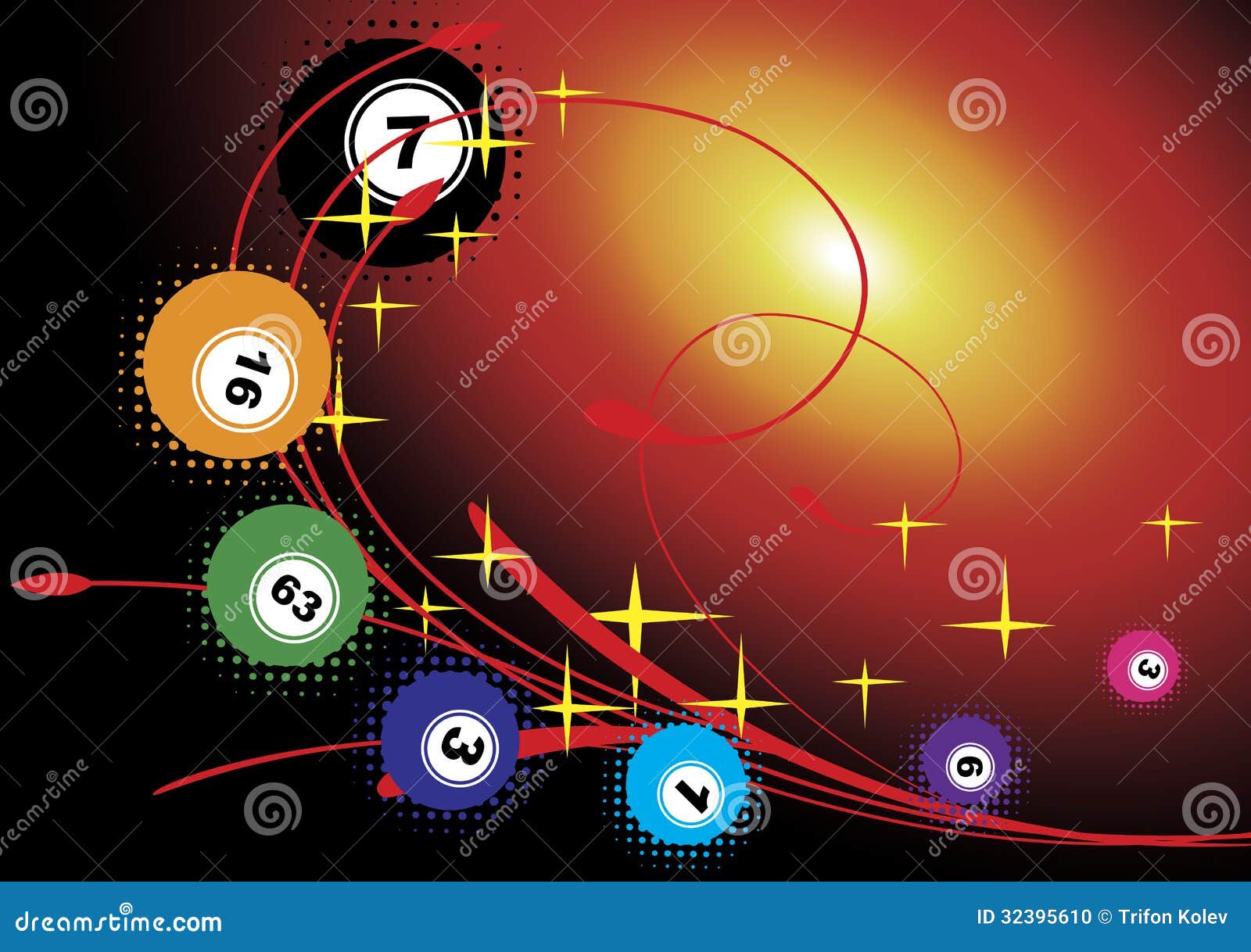 Bingo stock illustration. Illustration of grate, gain - 32395610