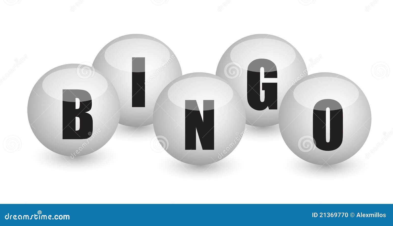 Bingo Balls And Numbers On Brownpaper Background Cartoon Vector ...