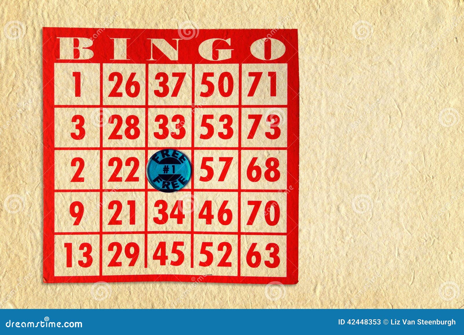 Bingo Card Royalty-Free Stock Photo | CartoonDealer.com #56931